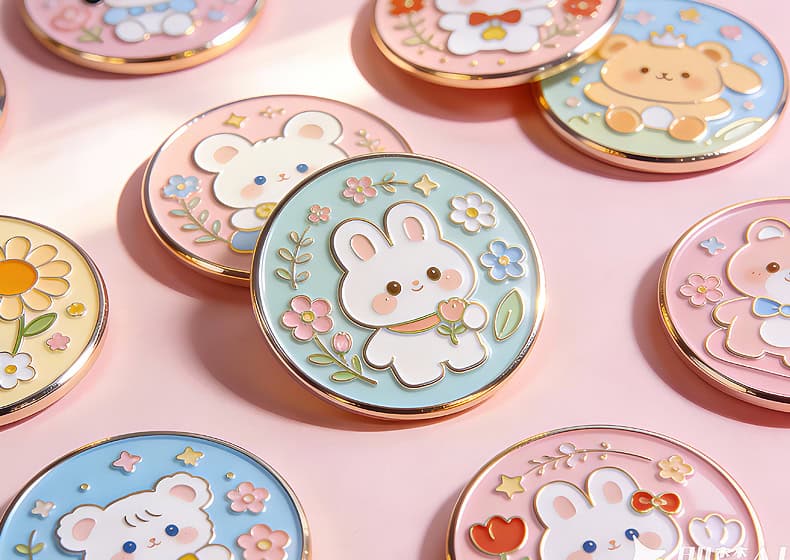 Custom Hard Enamel Round Coins | Premium OEM Challenge Coin Factory